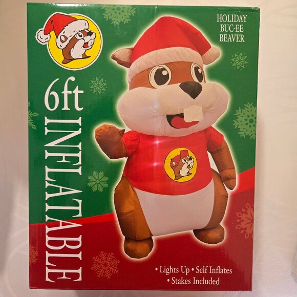 Buc-ee | Holiday | 224 Bucees 6 Holiday Inflatable Lights Up Self ...